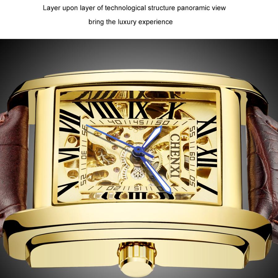 Buy CHENXI Luxury Gold Full Automatic Watch Men Business Waterproof ...
