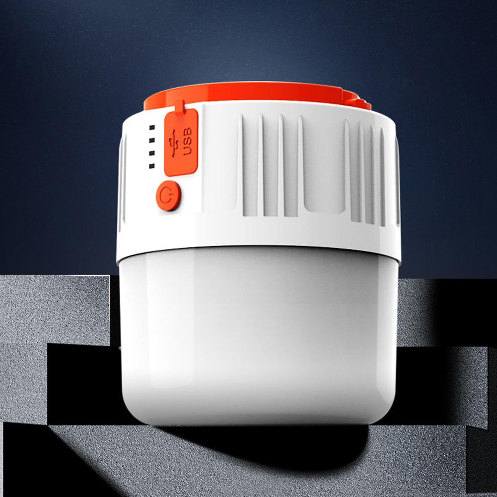V65 Solar LED Camping Light USB Rechargeable Lantern Bulb Outdoor Tent ...