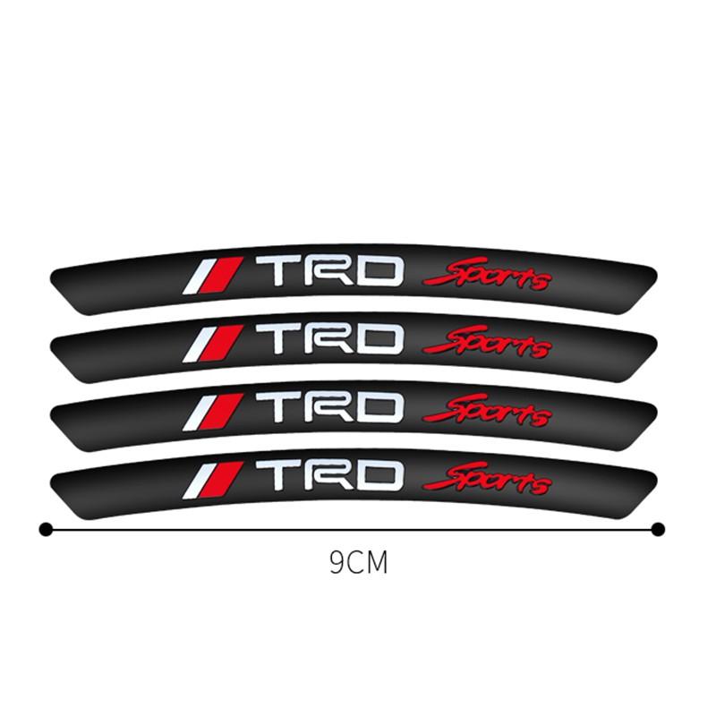 Buy 4pcs/set 9cm Car Wheel Rim Tyre Sticker Auto Tire Emblem Badge ...