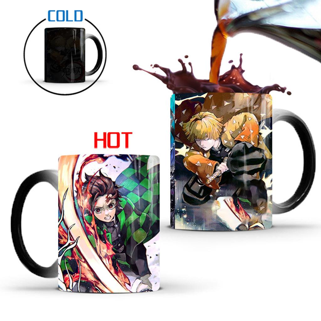 Buy Color Changing Heat Sensitive Mug Anime Ceramic Coffee Cup Mugs at ...