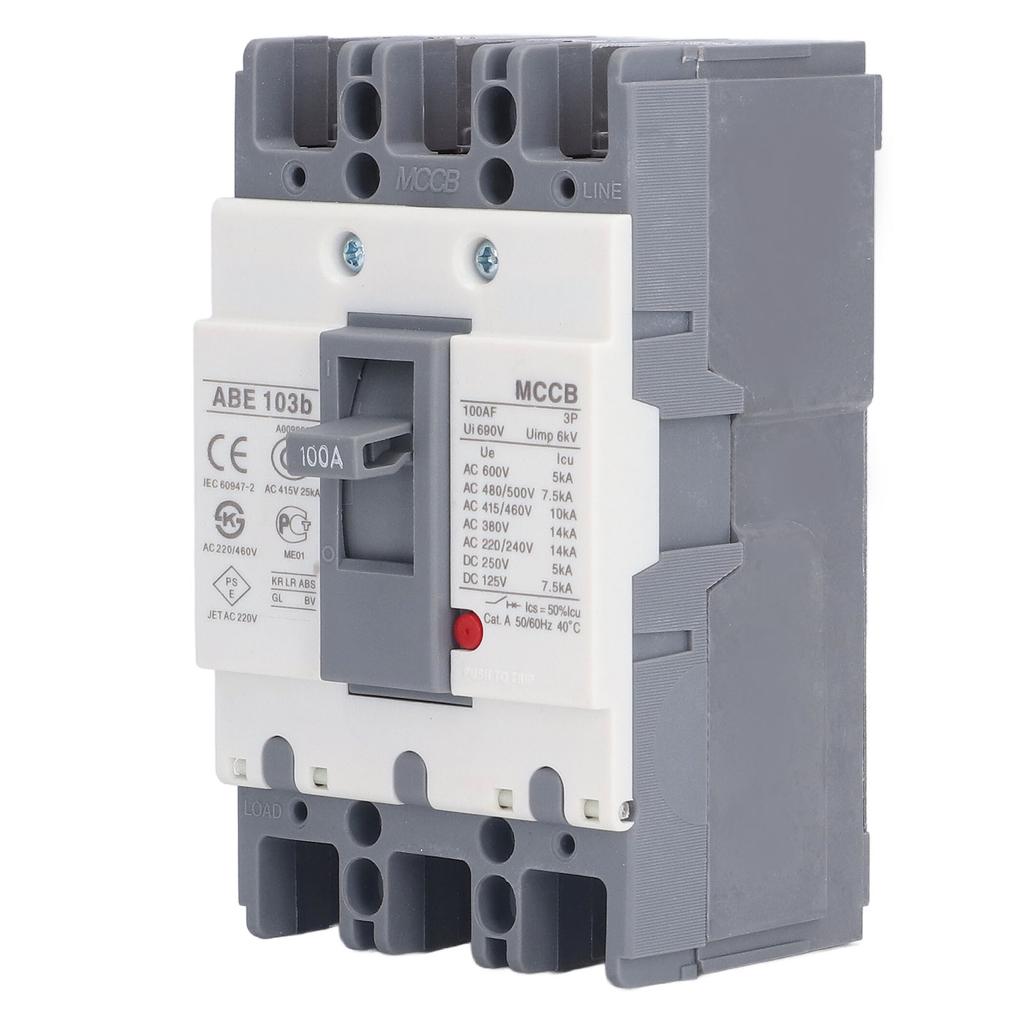 Buy MCCB Circuit Breaker ABE 103b 3P Moulded Case Circuits Breakers ...