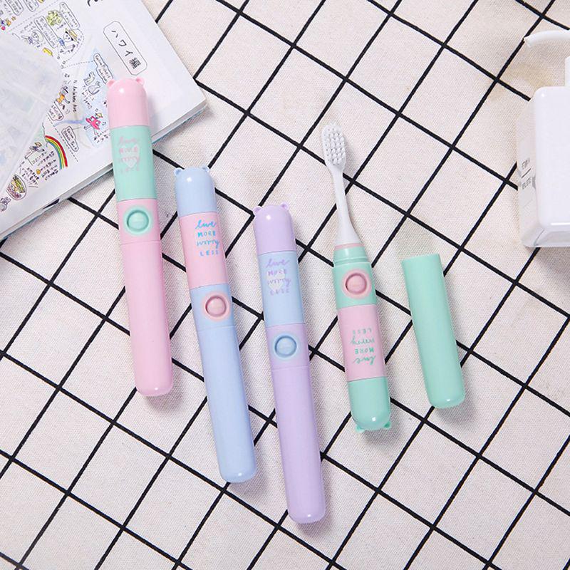 Buy Children Kids Cartoon Electric Toothbrush Waterproof AA Battery ...