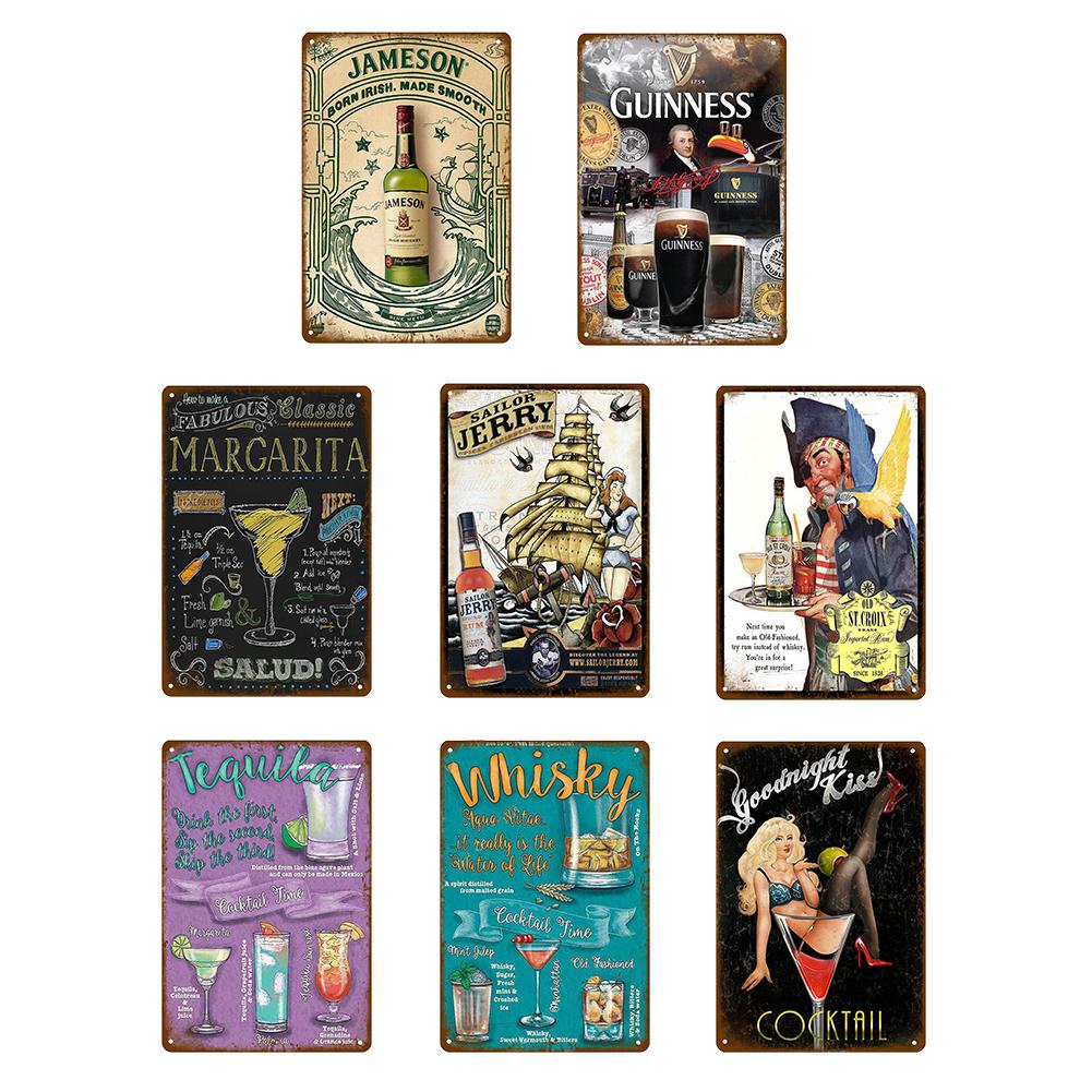 Buy Vintage Drink Ads Plaque Metal Sign Retro Tin Rectangle Plate Wall ...
