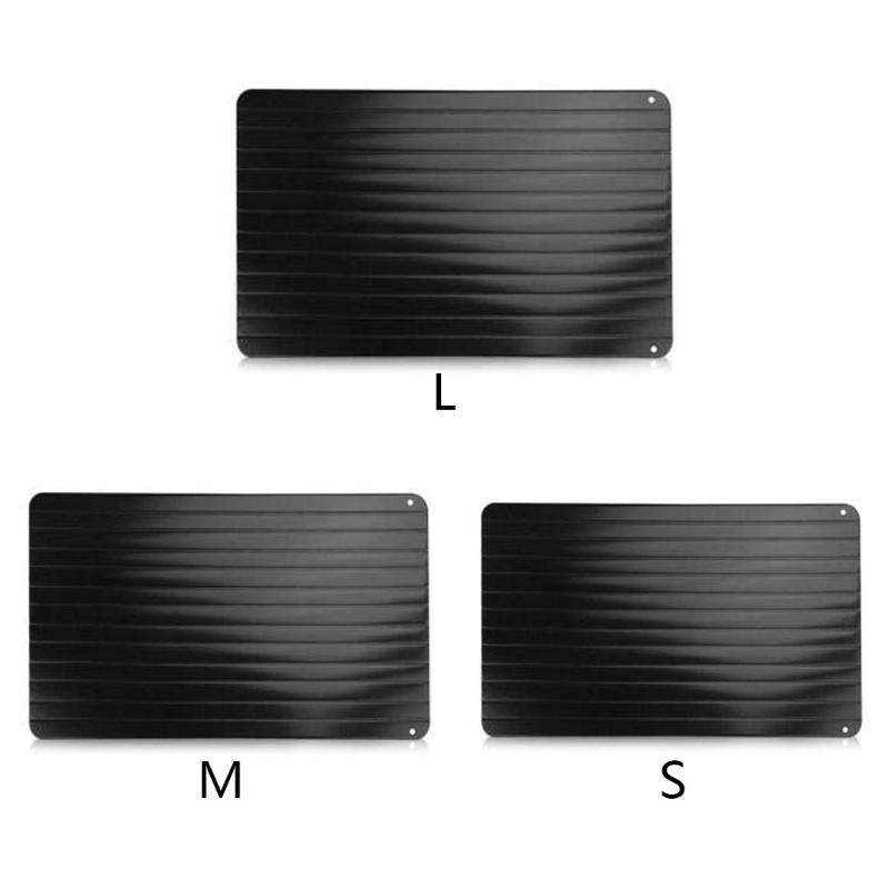 Buy Aluminum Fast Defrosting Tray Unfreeze Food Meat Fruit Quick ...