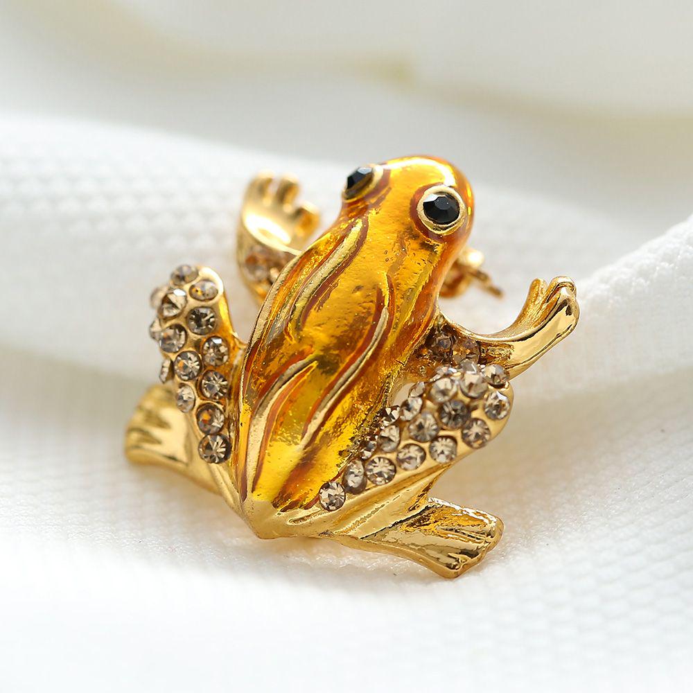 Buy Women Animal Rhinestone Lapel Pin Delicate Accessories Brooch ...