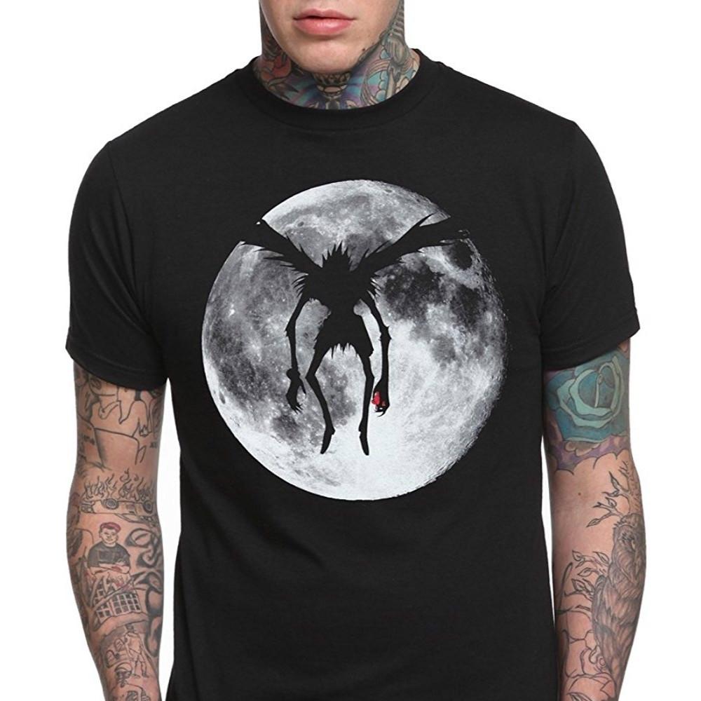 Buy Fashion Men 'S Summer Tops Death Note Ryuk Moon Cotton T Shirts ...
