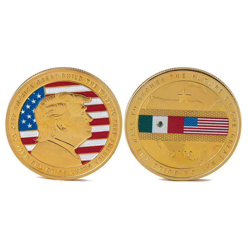 Buy Commemorative Coin Trump America Canada Union Collection Art Crafts ...