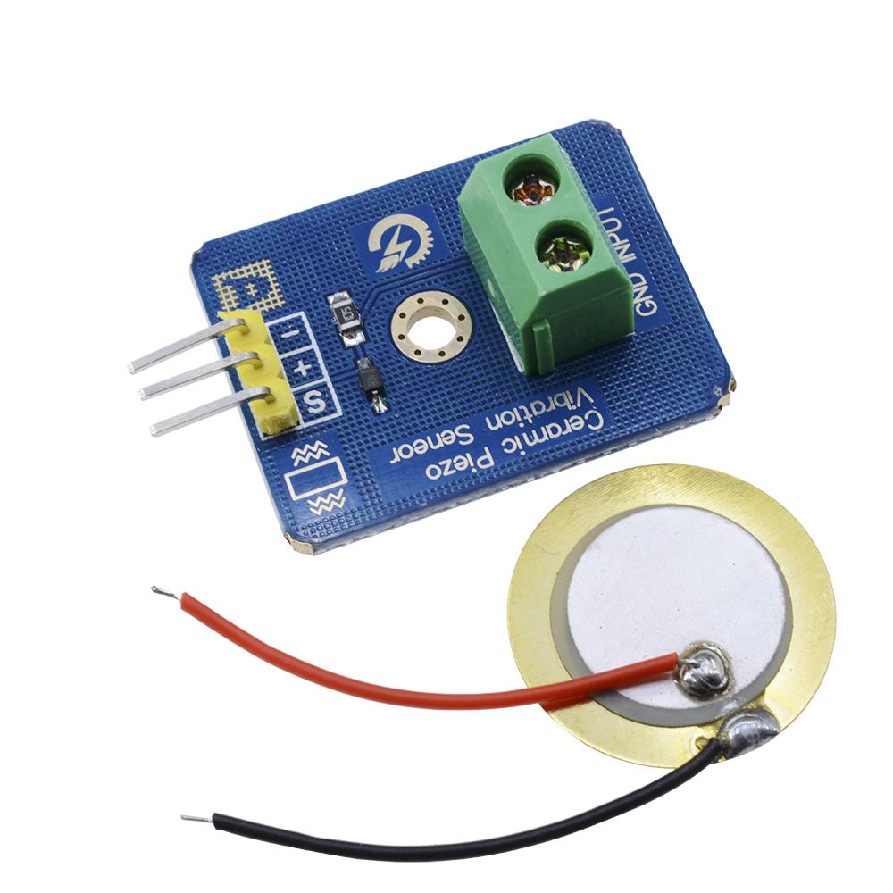 Buy 3.3V/5V Ceramic Piezo Vibration Sensor Module Analog Controller ...