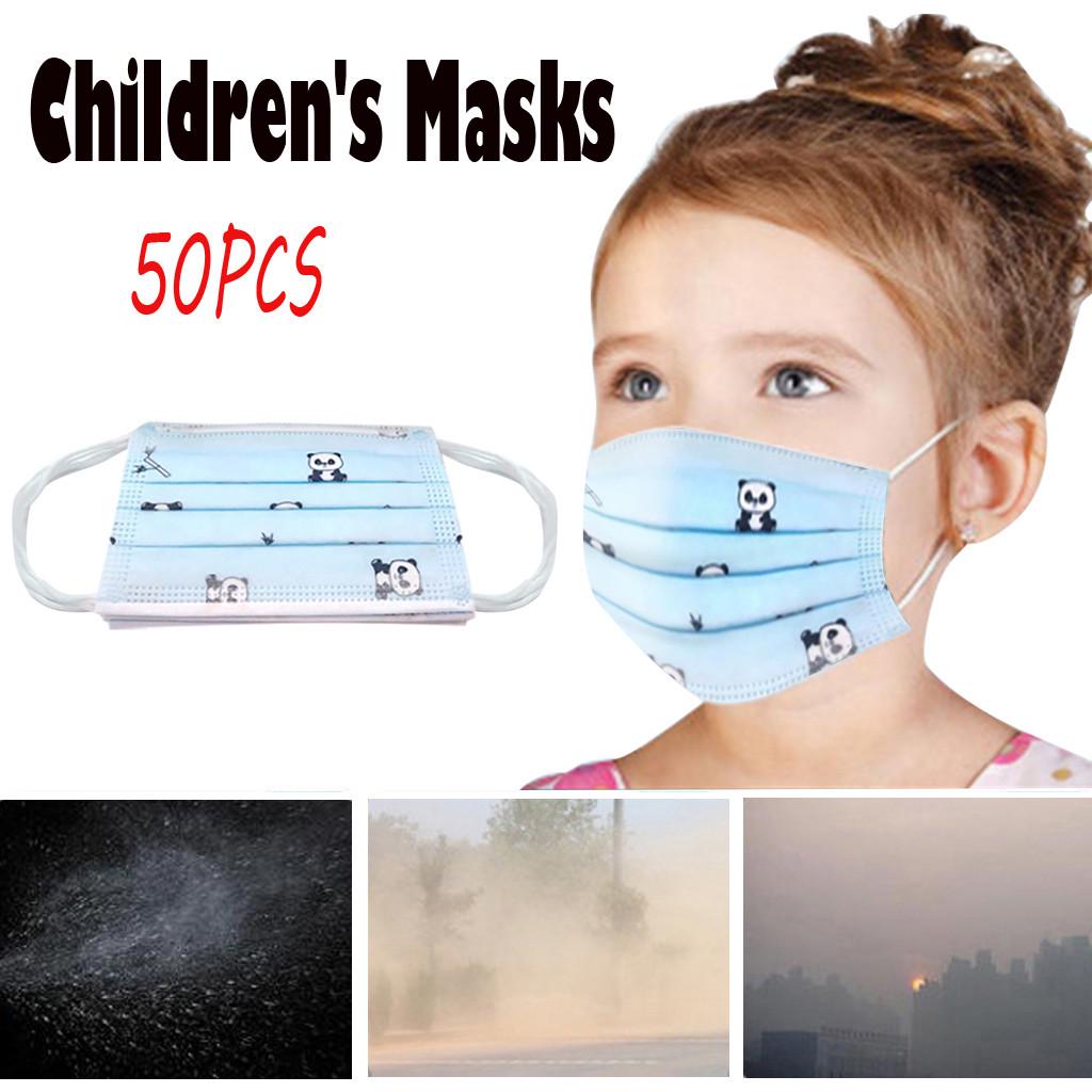 Buy Disposable Boy And Girl Cartoon Masks For Children 3-Layer Mask ...