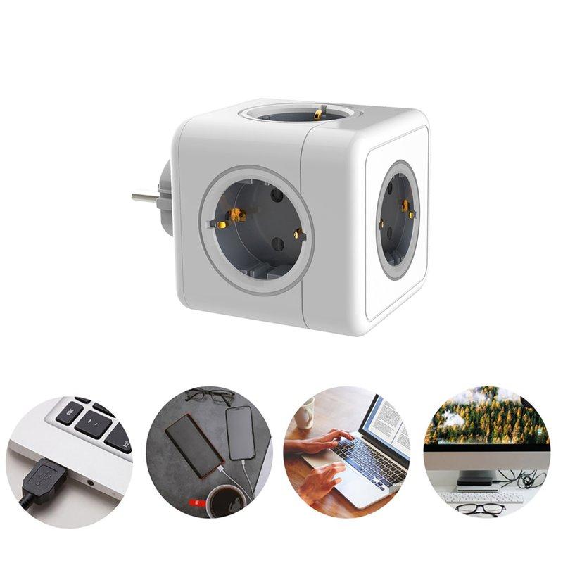 💰Kaufe Powercube Creative Cube Steckdose Steckdose Steckdose EU Stecker ...