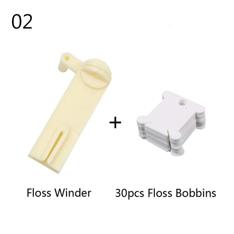 Buy DIY Bobbins With Floss Bobbin Winder Thread Holder Sewing ...