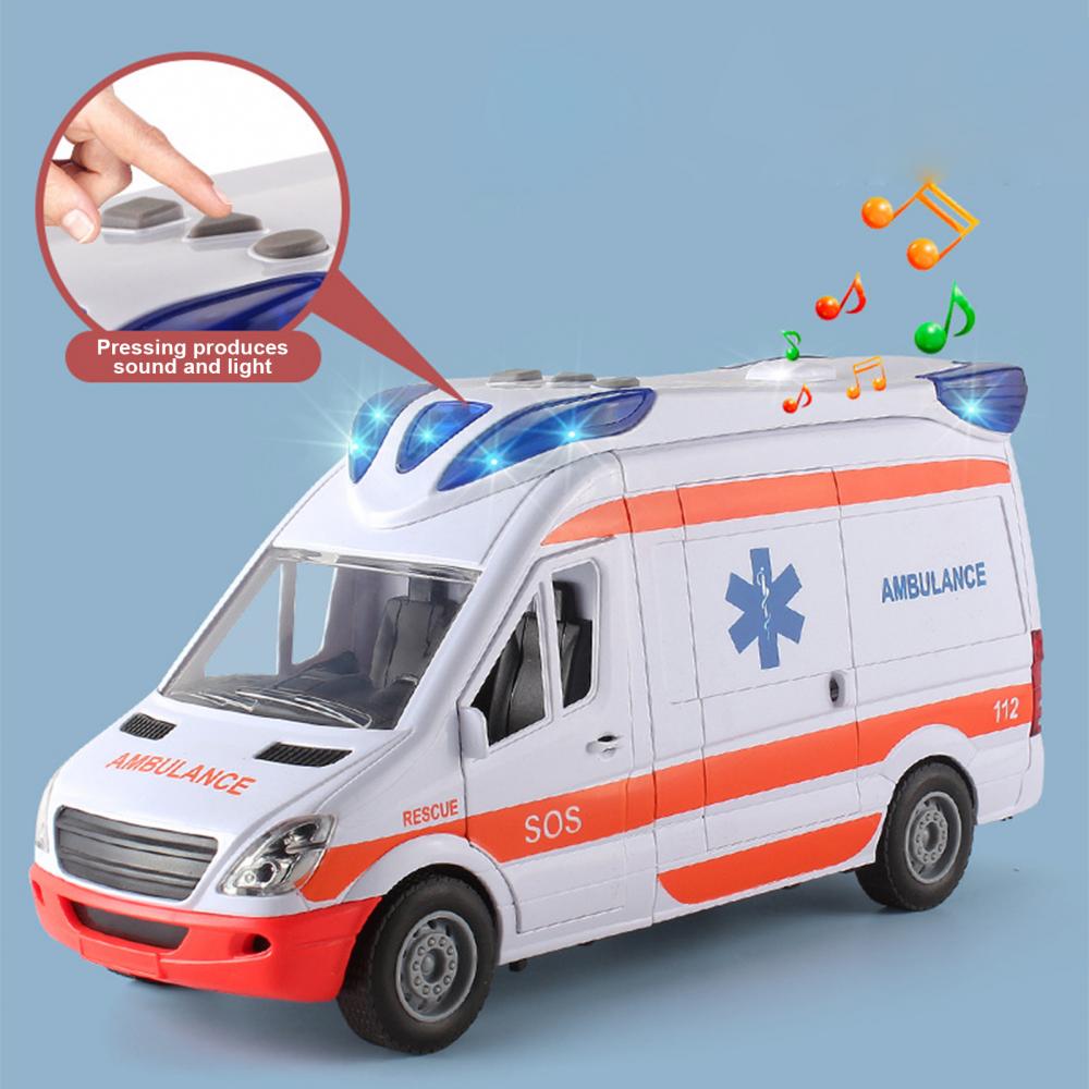 Ambulance Toys Emergency Vehicle Toy With Bright Lights and Real Sound ...