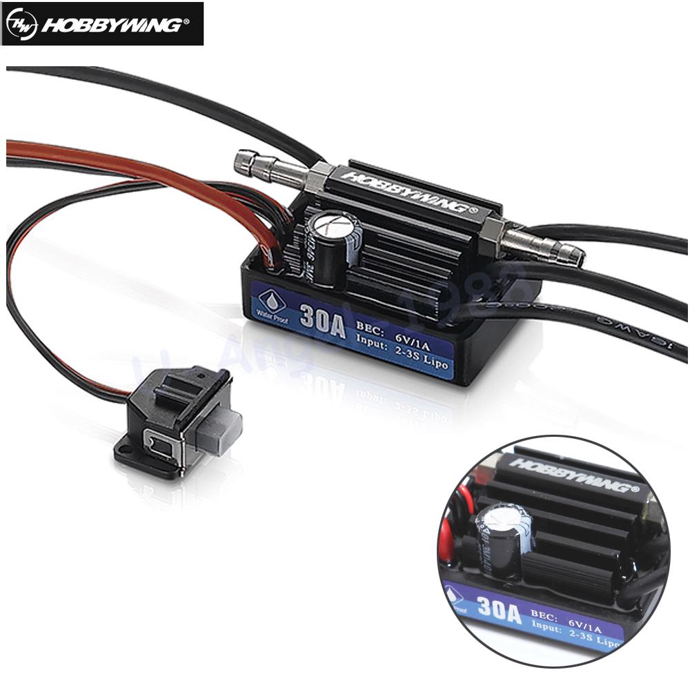 Original Hobbywing Waterproof SeaKing 30A V3 ESC Brushless ESC RC motor ...