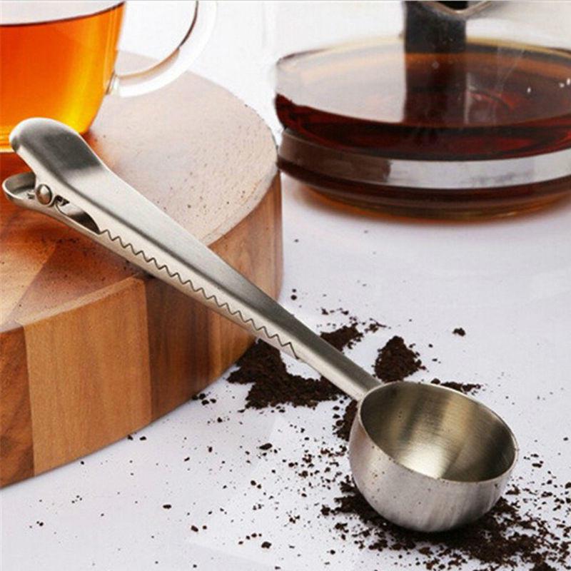 Buy New Sliver Stainless Steel Tea Ground Coffee Measuring Spoon Scoop ...