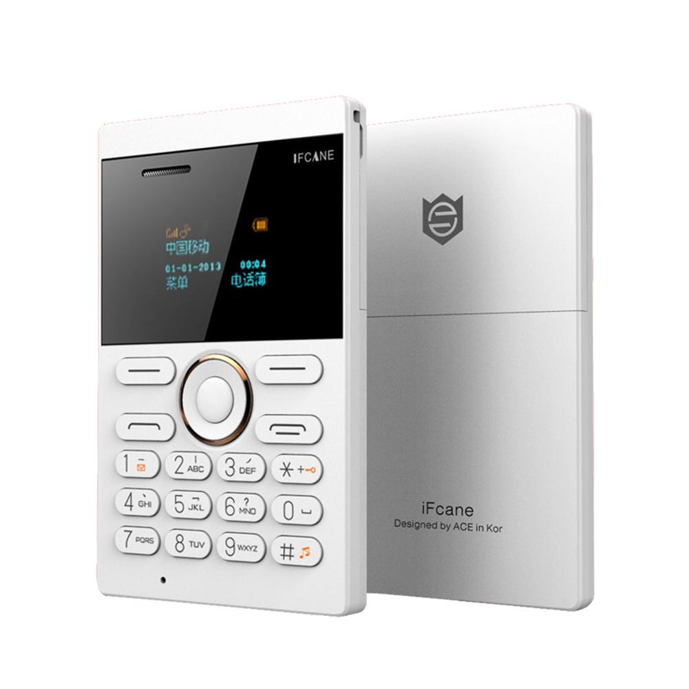 iFcane E1 Unlocked Ultrathin Pocket Phone SIM Card Bluetooth Mini ...