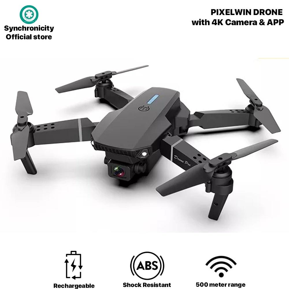 Buy Beginner Drone E88 Pro 4K Hd Camera Wide Angle Wifi Fpv Live Video ...