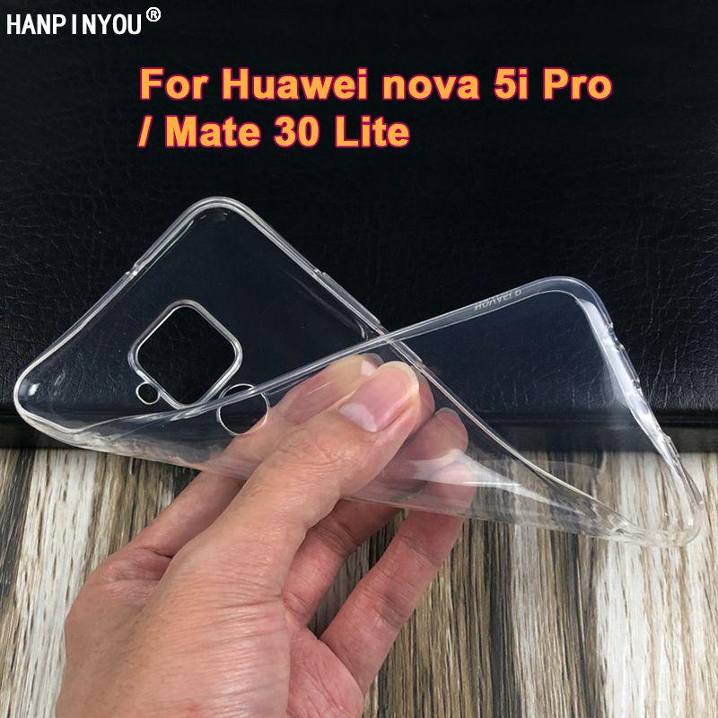 For Huawei nova 5i Pro /Mate30 Lite Slim Crystal Clear Soft TPU Back Case Protection Protect ...