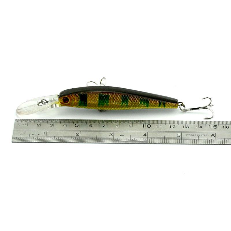 Cheap HENGJIA 1pc Minnow Fishing Lure Wobbler Lifelike Bass Trout Pike Bait Hard Plastic Fishing ...