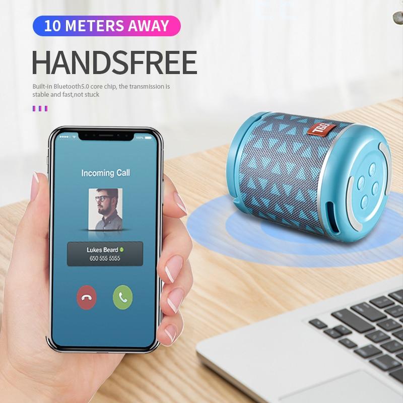 Mini Bluetooth Speaker Phone Holder TWS Series FM Card Subwoofer ...