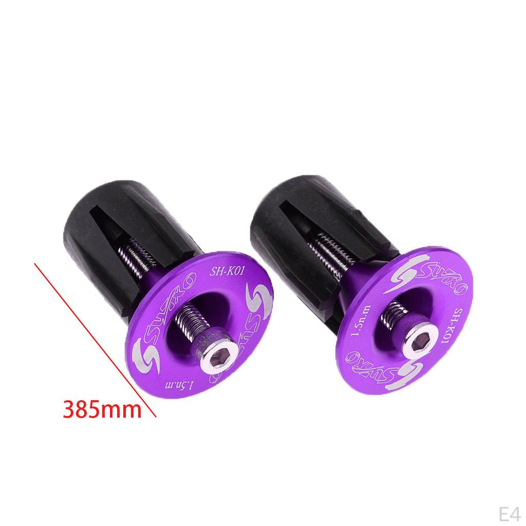 💰Koupit online: 1 paar Bicycle Bar End Plugs Alloy Handlebar Cap Bike ...