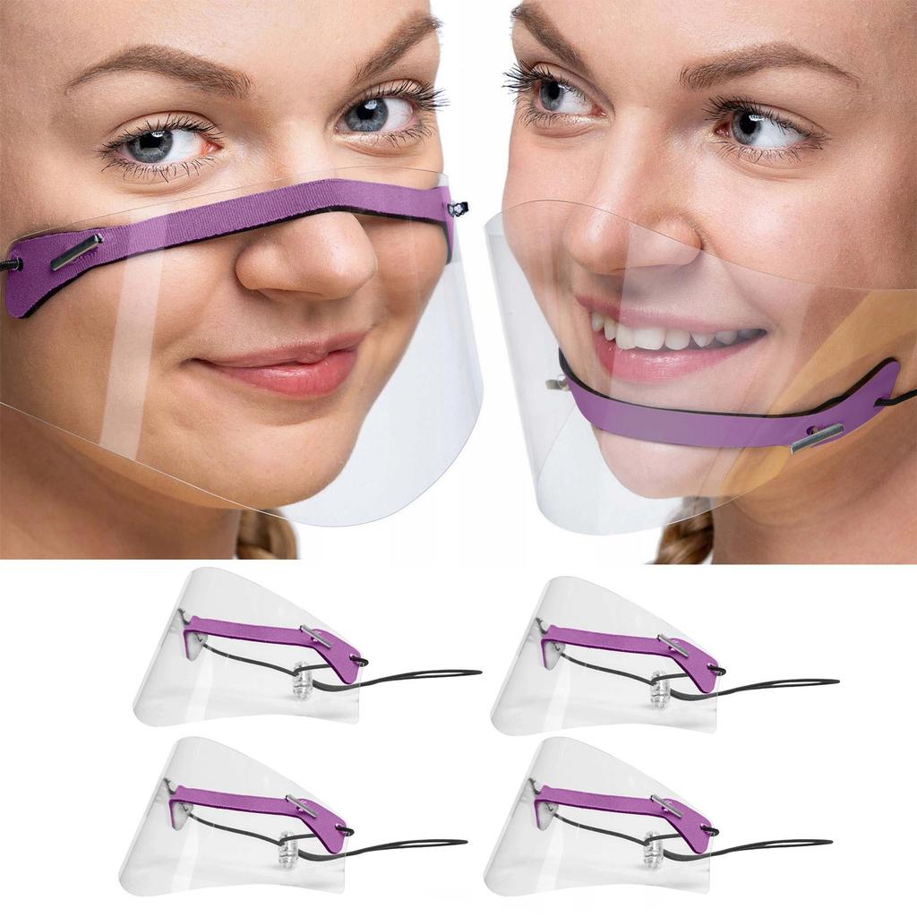 Buy Mini Shield Washable Reusable Comfortable Mask Transparent PVc ...