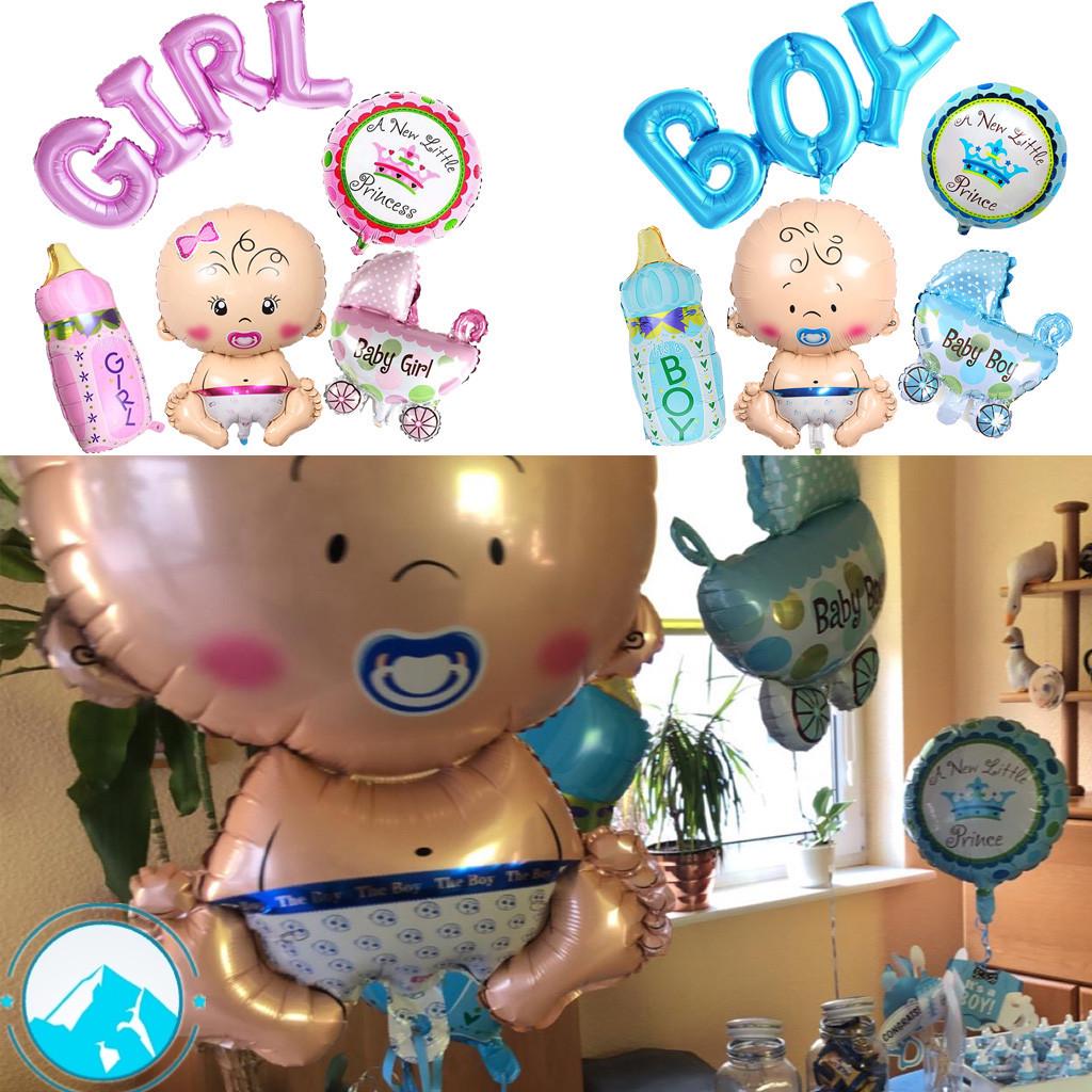 Buy 5pcs Helium Balloon Baby Shower Baby Shower Birthday Party ...