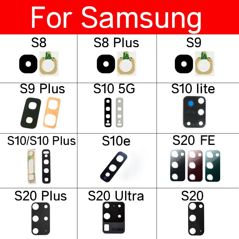 Buy Back Rear Camera Glass Cover For Samsung Galaxy S8 S9 Plus / S10 5G ...