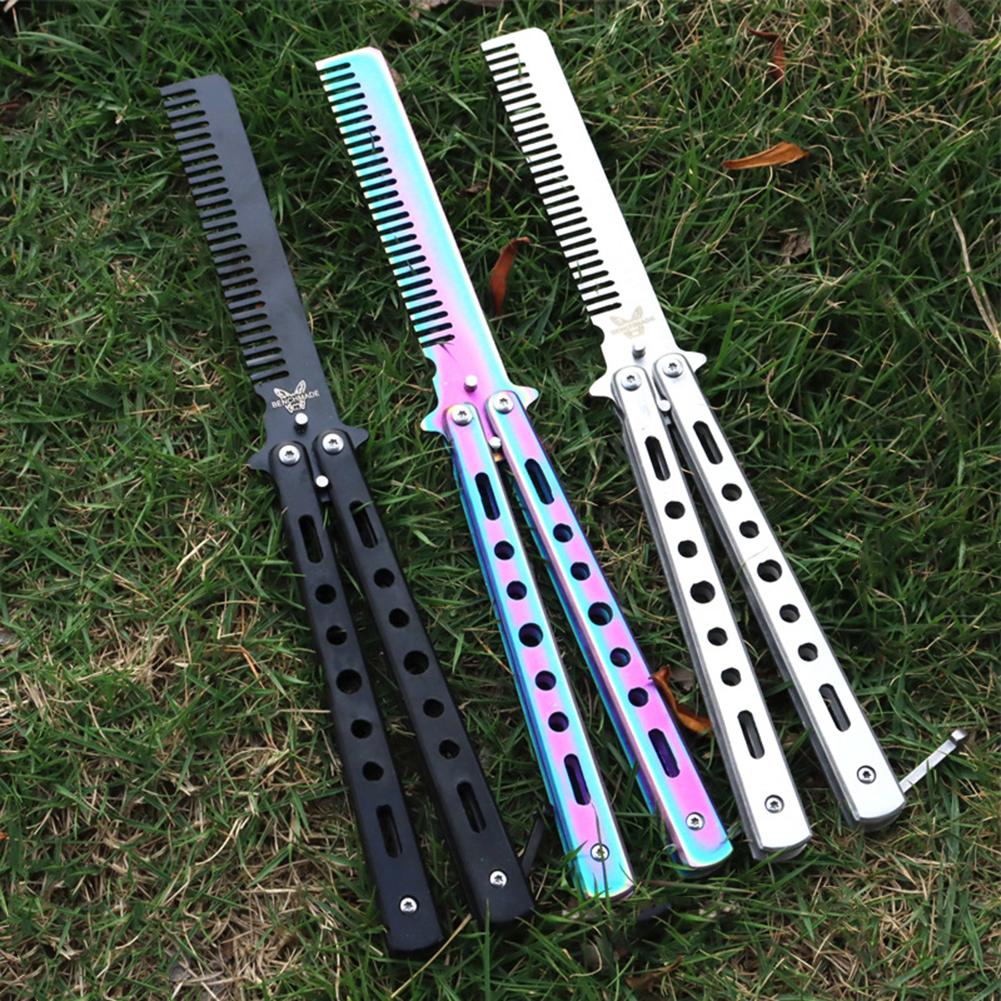 Buy Foldable Stainless Steel Practice Training Butterfly Knife Trainer ...