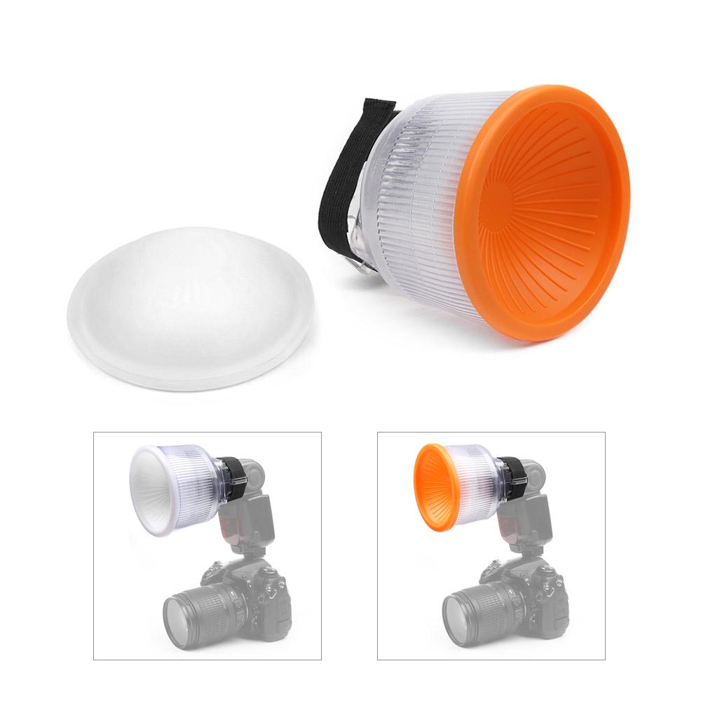 Universal On-Camera Speedlite Flash Light Diffuser Light Sphere with ...