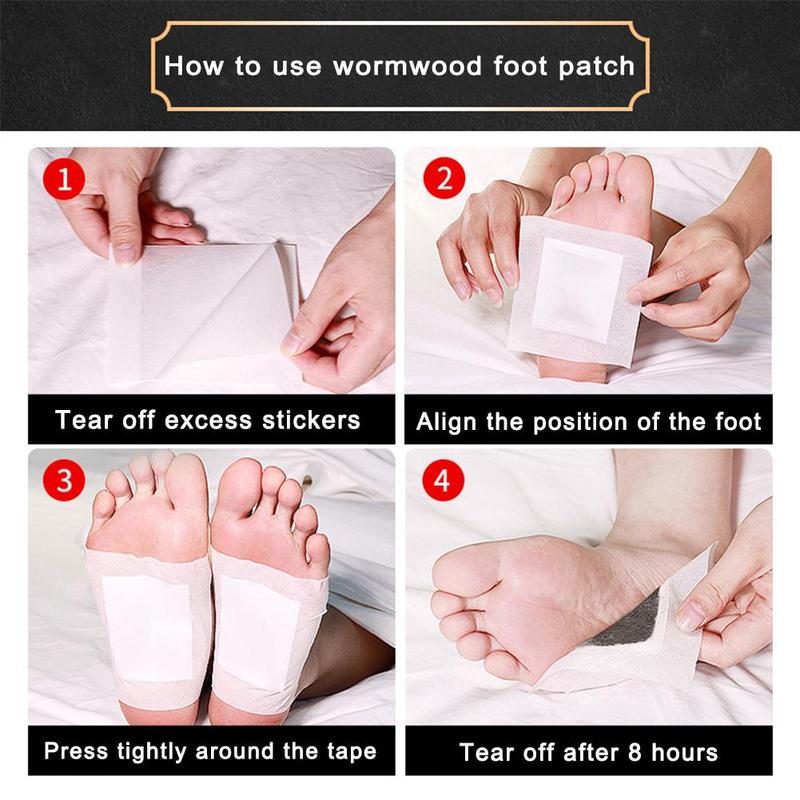 Buy 10piecesWormwood Health Foot Patch Pads Body Detox Repair ...