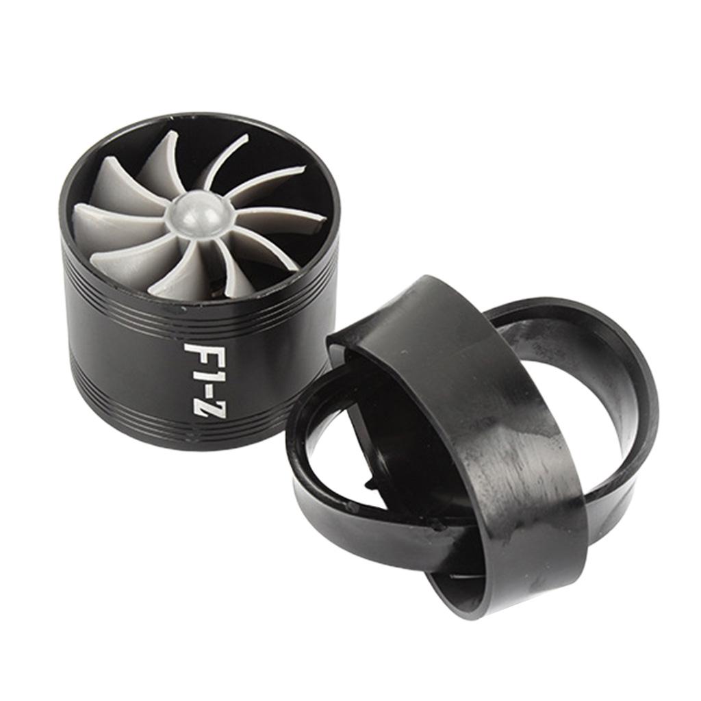 Buy Air Intake Turbo Turbocharger Fuel Gas Saver Fan Black at ...