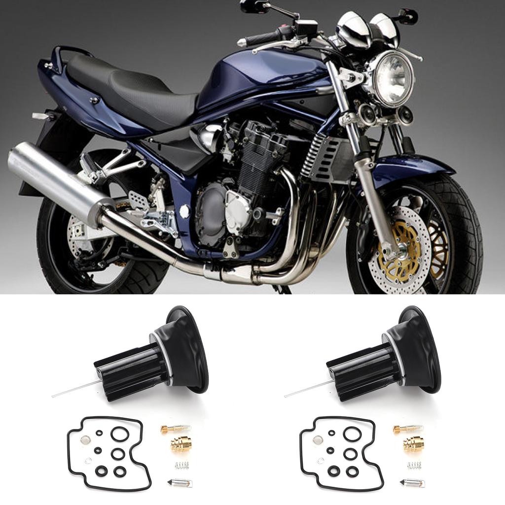 Buy 2 Sets Motorcycle Carburetor Repair Kit Rubber Metal Fit for Suzuki ...