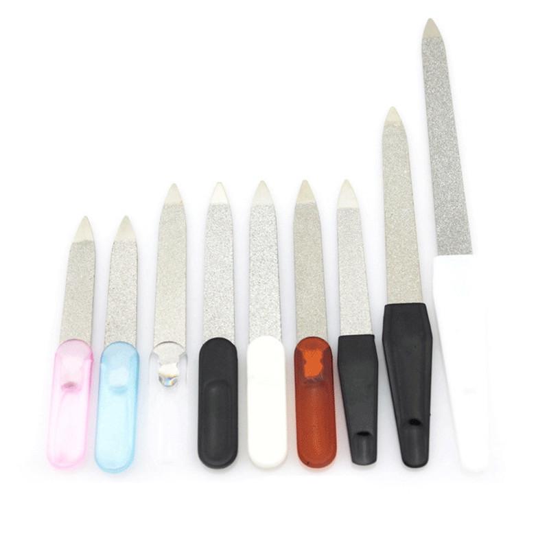 Buy Stainless Steel with Non-slip Handle Buffer Metal Sanding Nail File ...