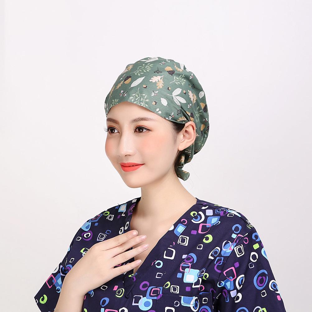Buy 2PCS Adjustable Operating Cap Soft Breathable Nurse Cap for Store ...