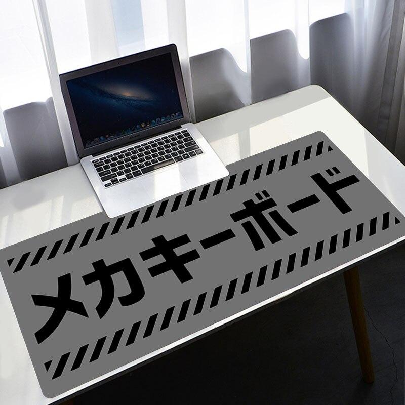 Buy White Mouse Pad Red Pc Gamer Japanese Mousepad Gamer Black Computer ...