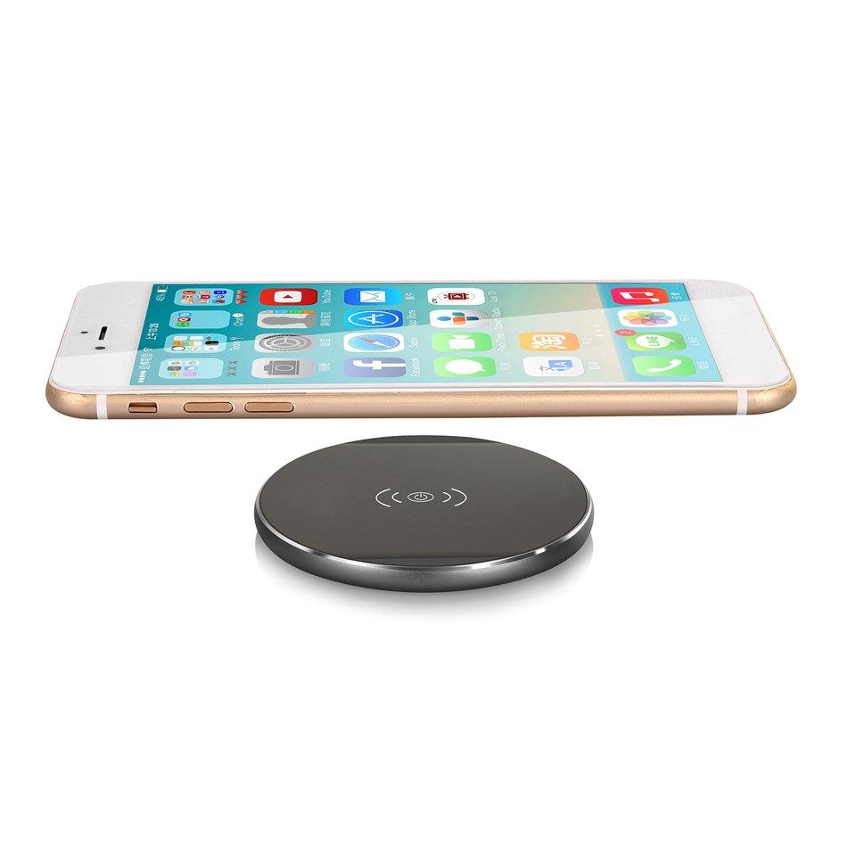 Buy KC Portable Wireless Rapid Charger Round Desktop Stand Ultra-thin ...