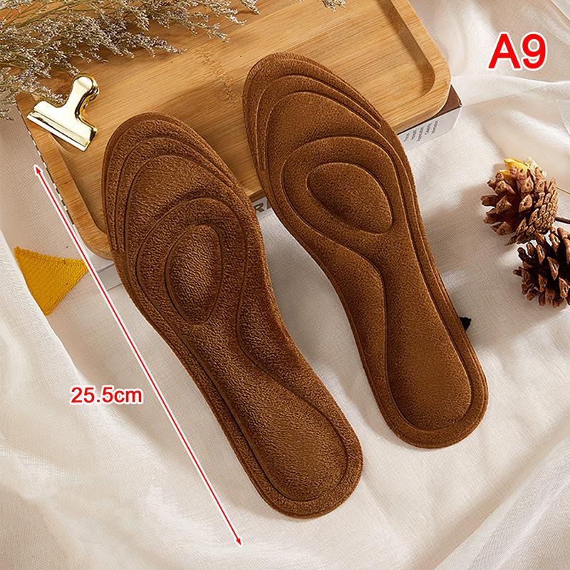 Buy 1 Pair Insoles For Shoes Keep Warm Heated Insole Cashmere Thermal ...