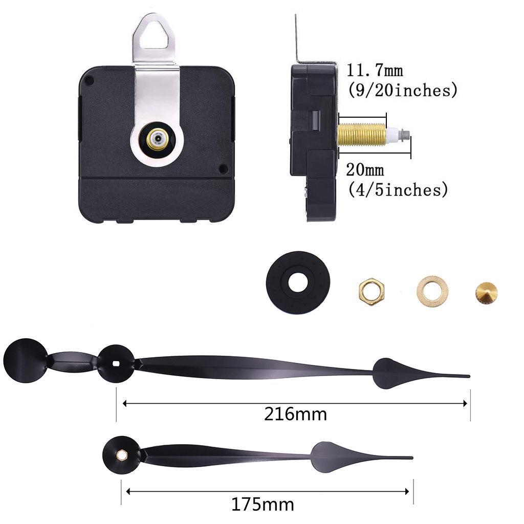 Buy 8pcs Wall Clock Movements of Clock, Mechanism Replacement Parts Kit ...