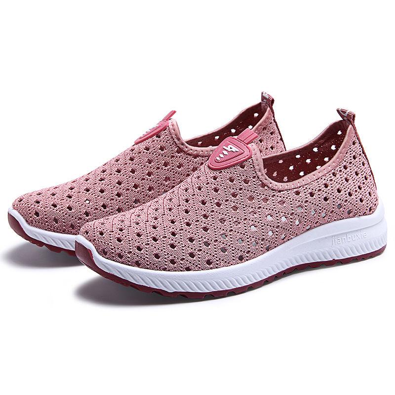 Buy Mesh Shoes Women Summer Old Beijing Cloth Shoes Women's Shoes ...