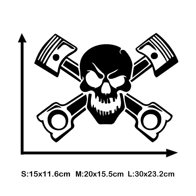 💰Kjøp Perets sticker death skull on car funny vinyl stickers for auto ...