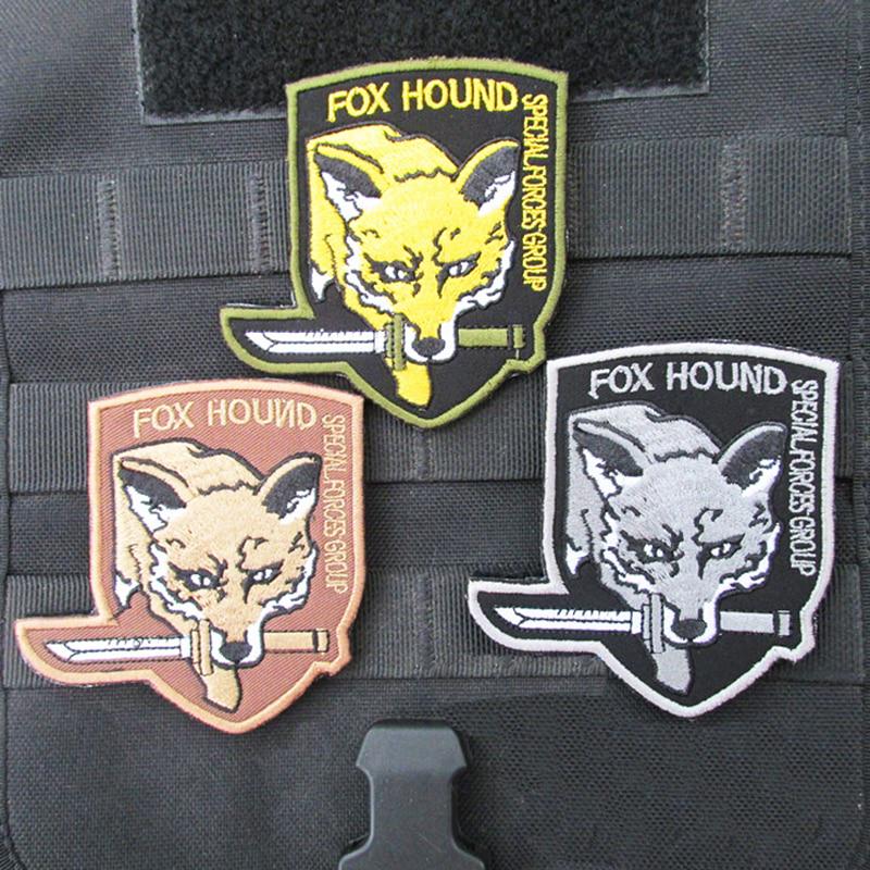 Metal Gear Solid Foxhound Emblem Patch Fox Hound Uniform Patch Badge ...