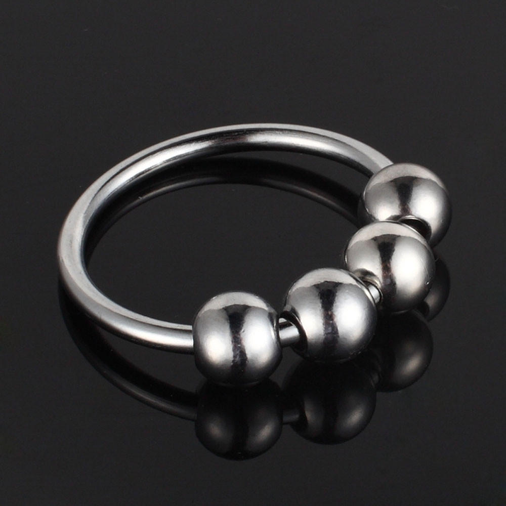 Buy Stainless Steel Penis Cock Ring Premature Ejaculation Erection ...