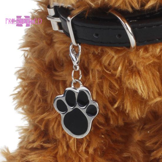 Buy Dog Accessories Paw Dog Puppy Cat ID Name Tags Collar Pendant Charm ...