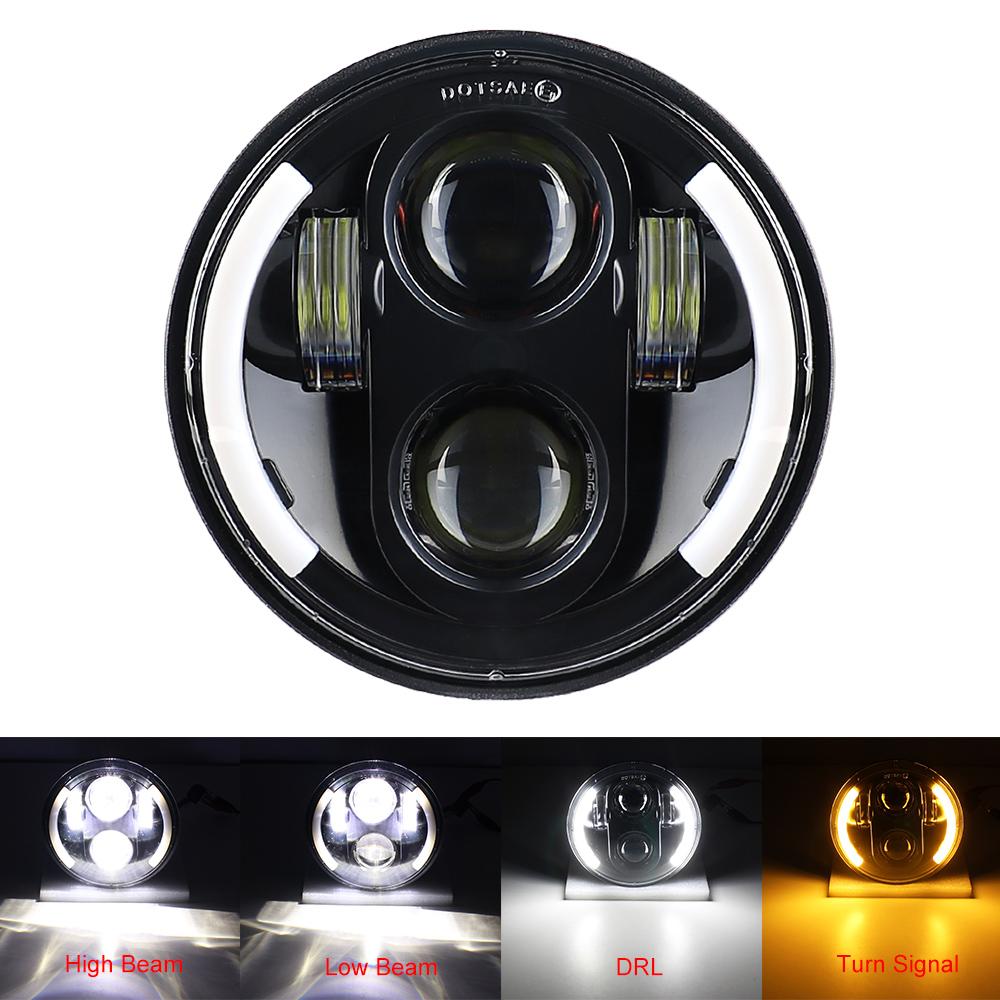 Buy Motorcycle 5.75 Inch 5 3/4 Inch Car LED Headlight DRL at affordable ...