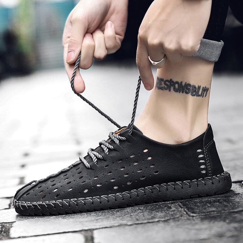 Buy Spring Men's Single Shoes Non-slip Peas Shoes Casual Men's Shoes at ...