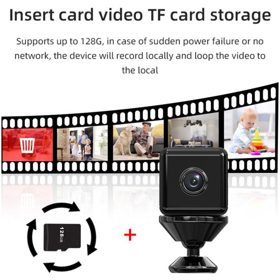 Cheap X6D WiFi Camera Mini Motion Detection Night Vision 4K Resolution ...