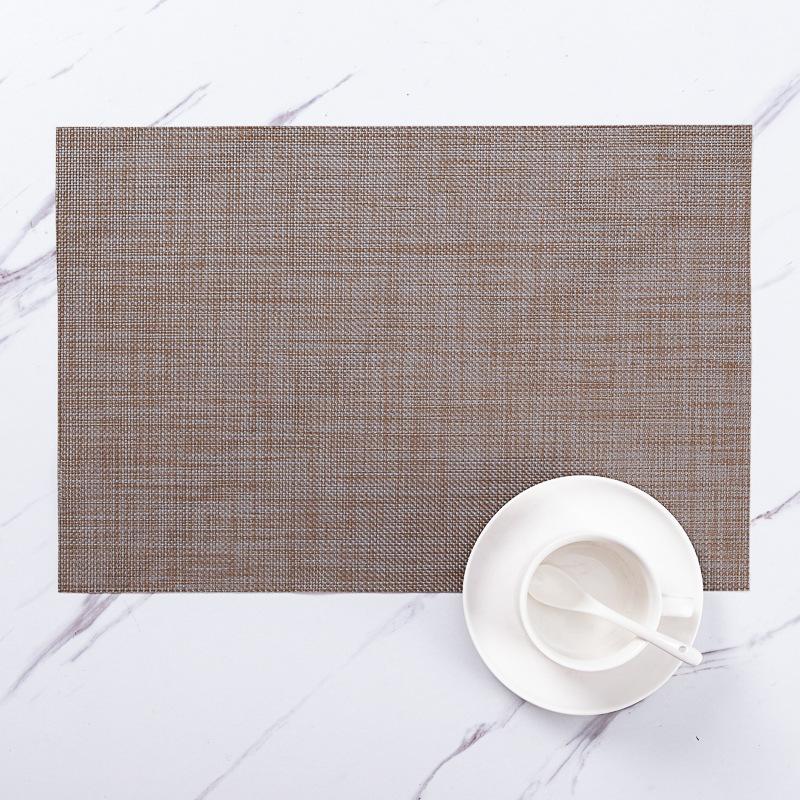 Waterproof Placemat 4pcs/set Non-slip Thermal Insulation Mat Western ...