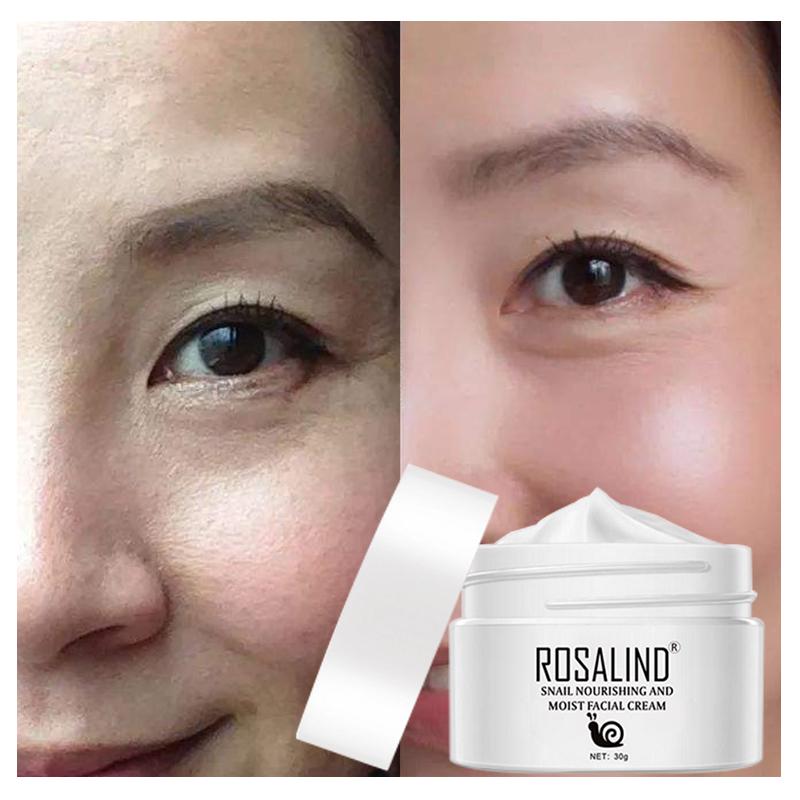 ROSALIND Hyaluronic Acid Snail Face Cream Anti Wrinkle Anti Aging Snail Facial Cream Skin Cream ...