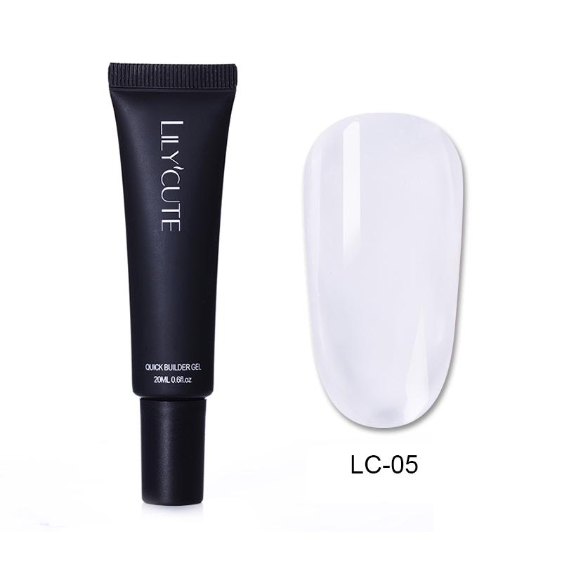 Buy 20ml Crystal Quick Builder Nail Gel Finger Extension Stick Nail Art ...