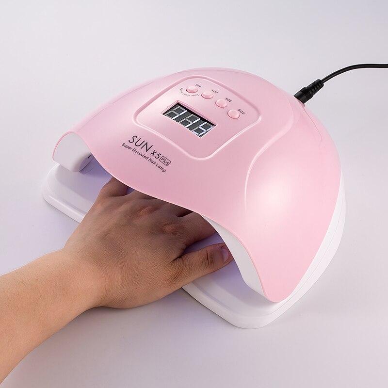 72W SUN X5 Plus LED Manicure Lamp 36 Leds UV Lamp for Nails Curing Gel ...